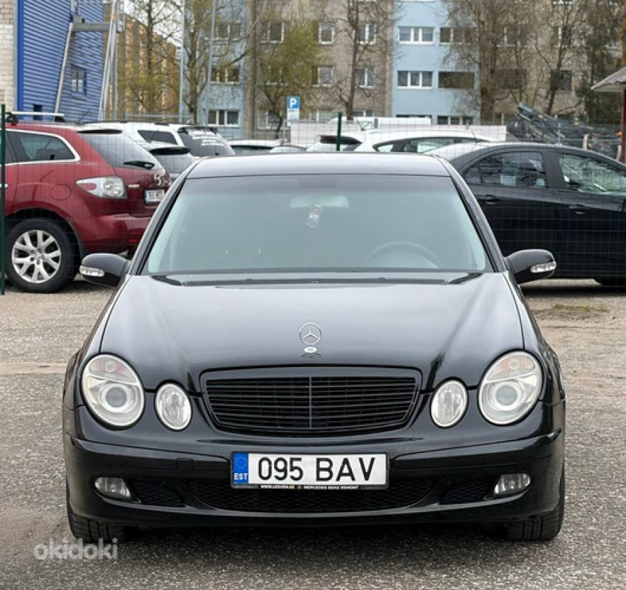Черный Мерседес E 220 2004 в Нарва, объемом двигателя 2.20 л и пробегом 413 тыс. км за 1999 €, фото 1 на AUTOMOTO.COM.LV