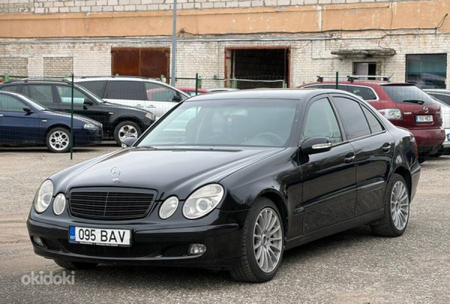Черный Мерседес E 220 2004 в Нарва, объемом двигателя 2.20 л и пробегом 413 тыс. км за 1999 €, фото 3 на AUTOMOTO.COM.LV