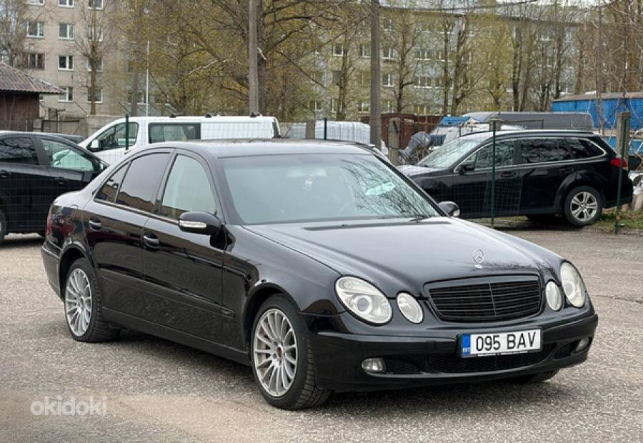 Черный Мерседес E 220 2004 в Нарва, объемом двигателя 2.20 л и пробегом 413 тыс. км за 1999 €, фото 4 на AUTOMOTO.COM.LV