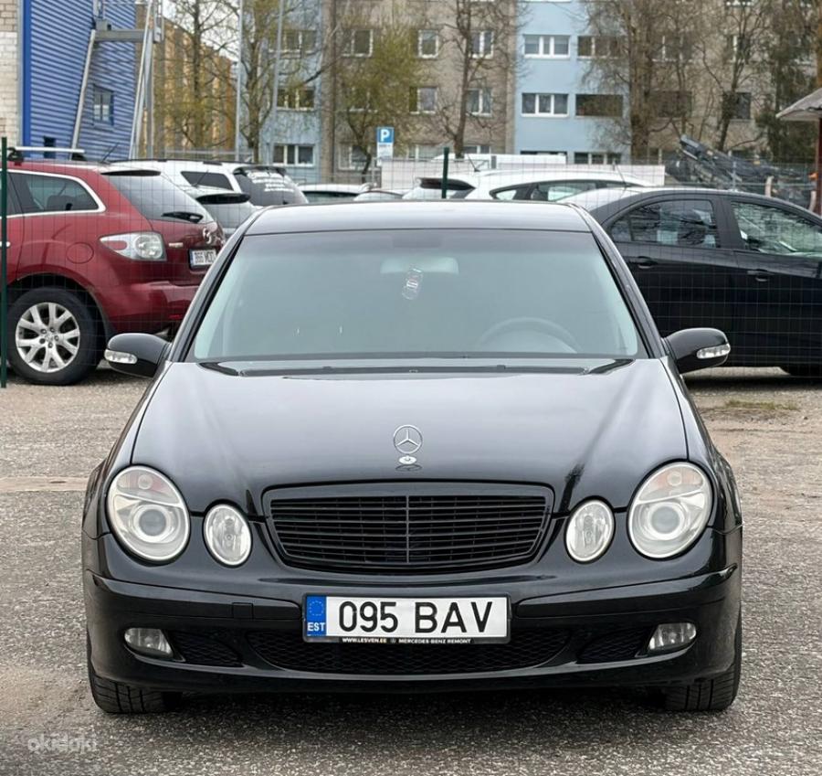 Черный Мерседес E 220 2004 в Нарва, объемом двигателя 2.20 л и пробегом 413 тыс. км за 1999 €, фото 10 на AUTOMOTO.COM.LV
