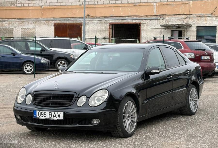 Черный Мерседес E 220 2004 в Нарва, объемом двигателя 2.20 л и пробегом 413 тыс. км за 1999 €, фото 11 на AUTOMOTO.COM.LV