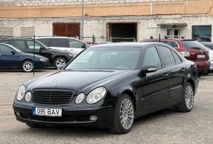 Melns Mercedes-Benz E 220 2004 Narva, ar dzinēja tilpumu 2.20 L un nobraukumu 413 tūkst. km par 1999 €, foto 3 vietnē AUTOMOTO.COM.LV