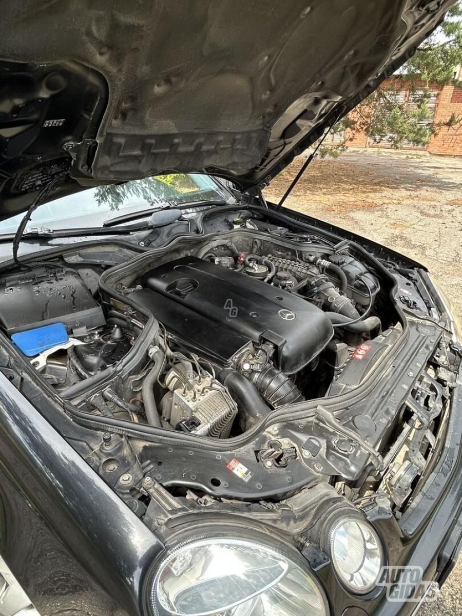 Black Mercedes-Benz E 220 2005 in Vilnius, with an engine capacity of 2.10 L and mileage of 457 thousand km for 2750 €, photo 15 on AUTOMOTO.COM.LV