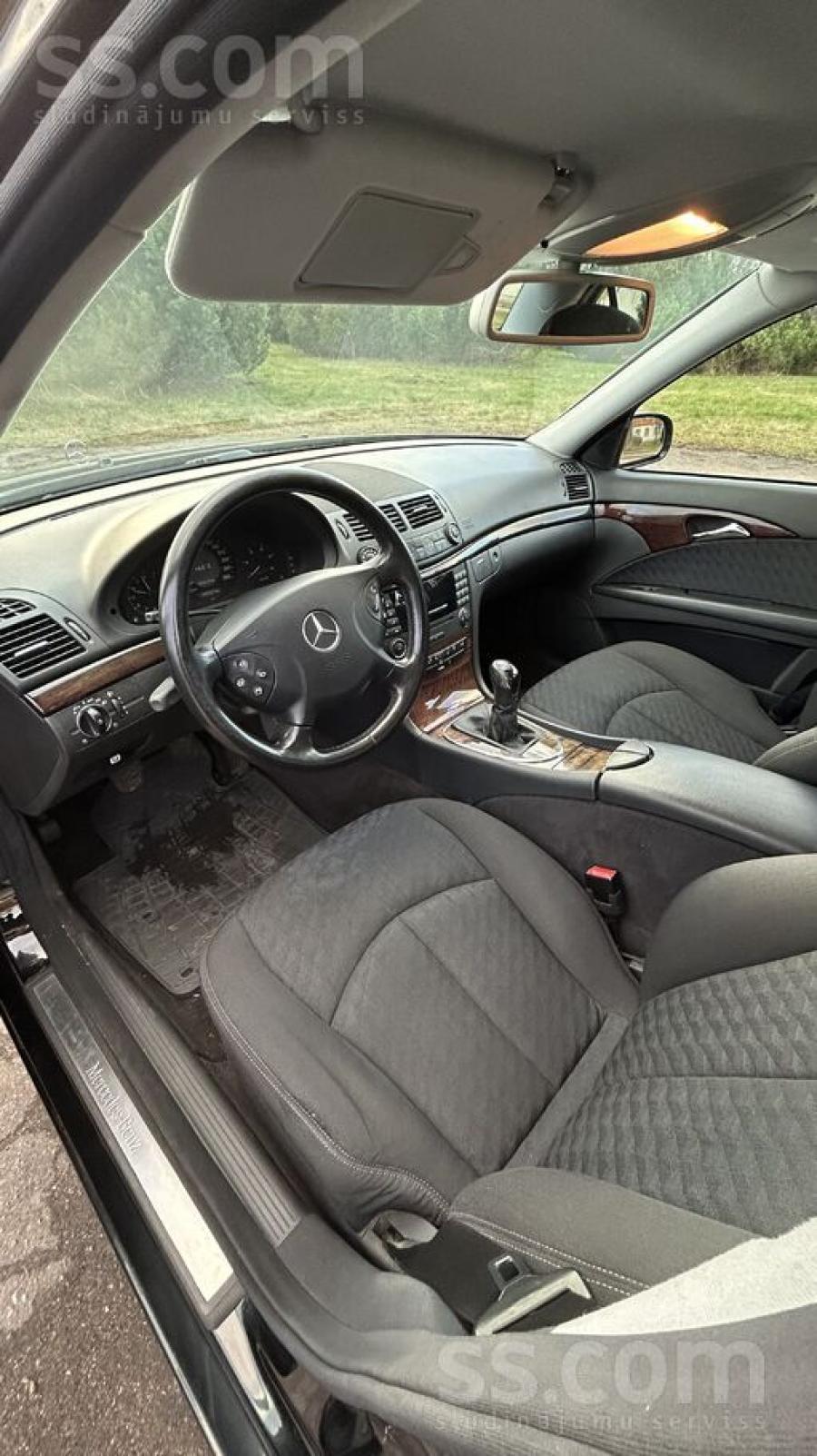 Melns Mercedes-Benz E 220 2006 Liepāja, ar dzinēja tilpumu 2.20 L un nobraukumu 345 tūkst. km par 2595 €, foto 7 vietnē AUTOMOTO.COM.LV