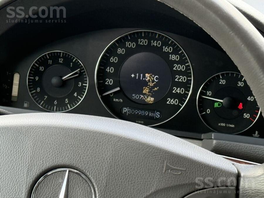 Melns Mercedes-Benz E 220 2006 Talsi, ar dzinēja tilpumu 2.20 L un nobraukumu 310 tūkst. km par 3470 €, foto 10 vietnē AUTOMOTO.COM.LV