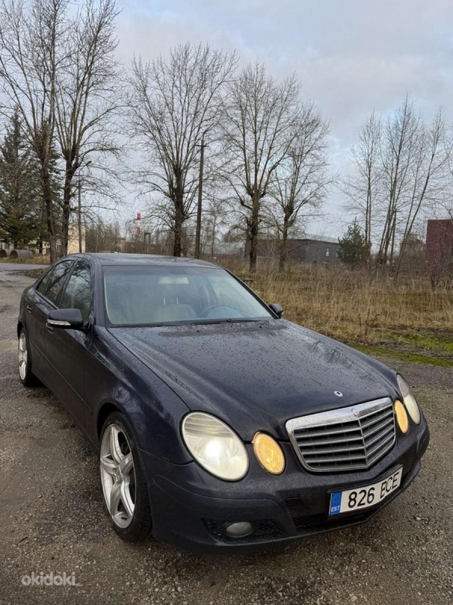 Черный Мерседес E 220 2006 в Кохтла-Ярве, объемом двигателя 0.00 л и пробегом 391 тыс. км за 3400 €, фото 8 на AUTOMOTO.COM.LV