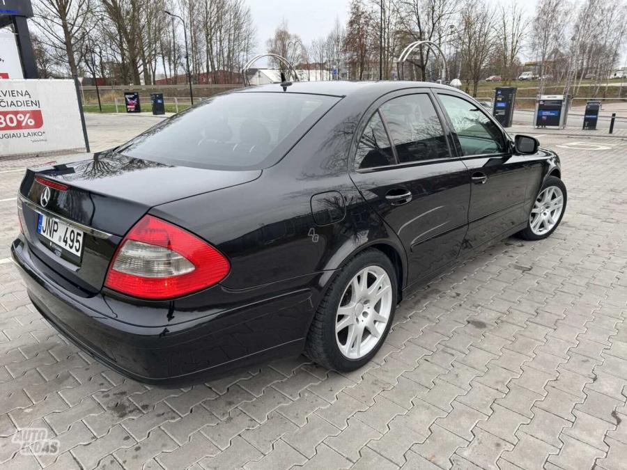 Black Mercedes-Benz E 220 2007 in Kaunas, with an engine capacity of 2.20 L and mileage of 360 thousand km for 3350 €, photo 12 on AUTOMOTO.COM.LV