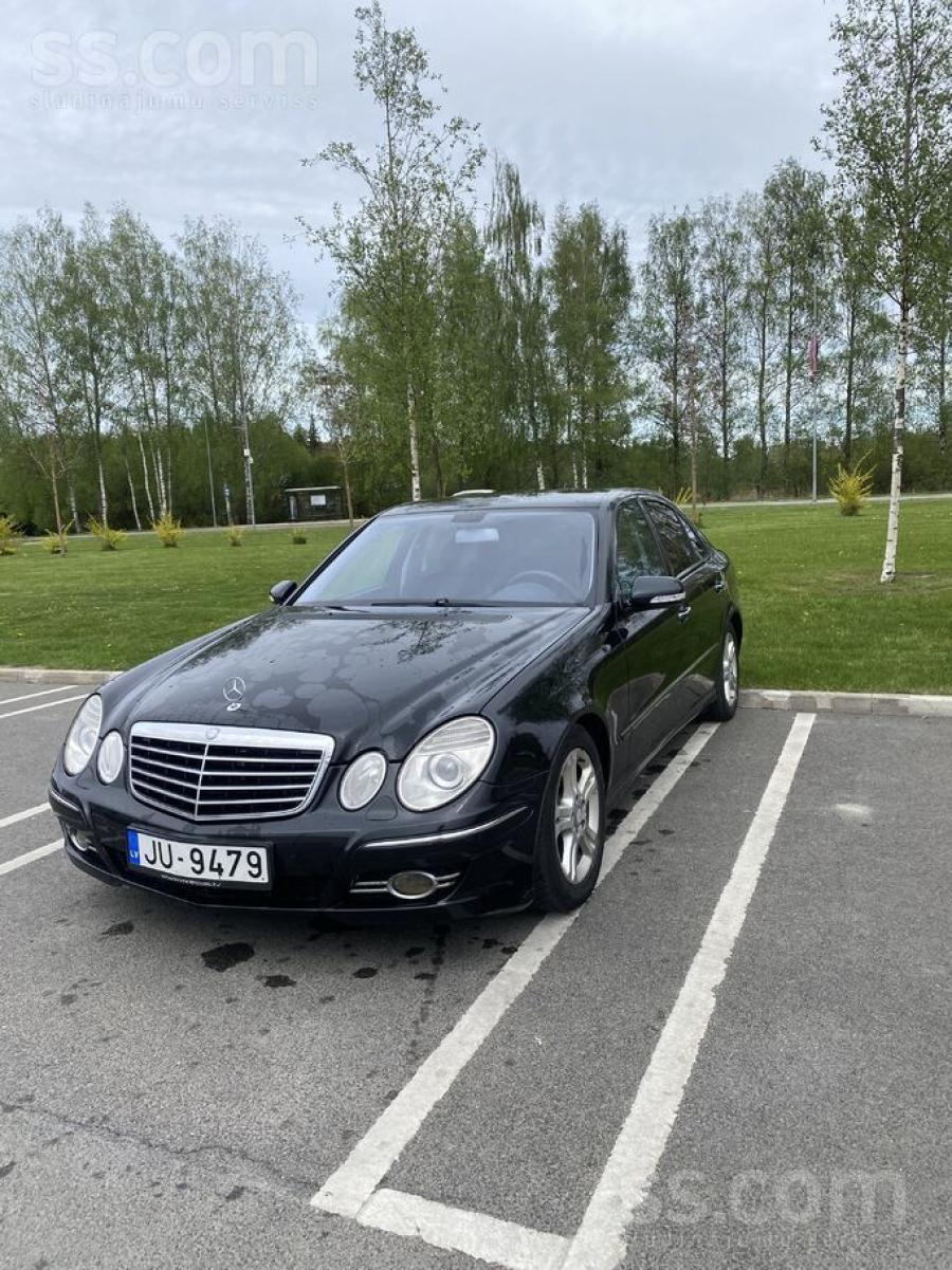 Черный Мерседес E 220 2007 в Елгава, объемом двигателя 2.20 л и пробегом 480 тыс. км за 2850 €, фото 1 на AUTOMOTO.COM.LV
