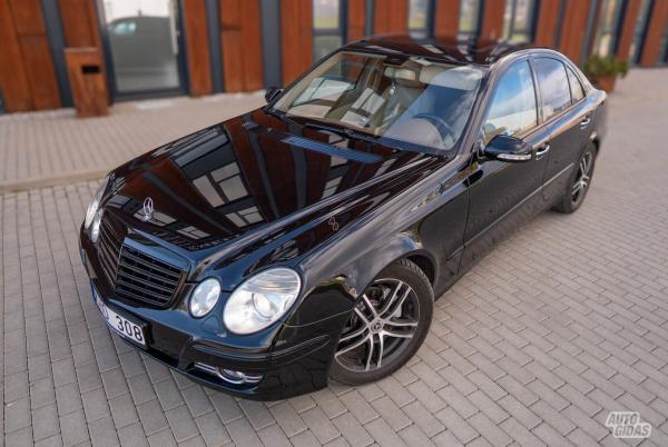 Black Mercedes-Benz E 220 2008 in Kaunas, with an engine capacity of 2.20 L and mileage of 301 thousand km for 4450 €, photo 5 on AUTOMOTO.COM.LV