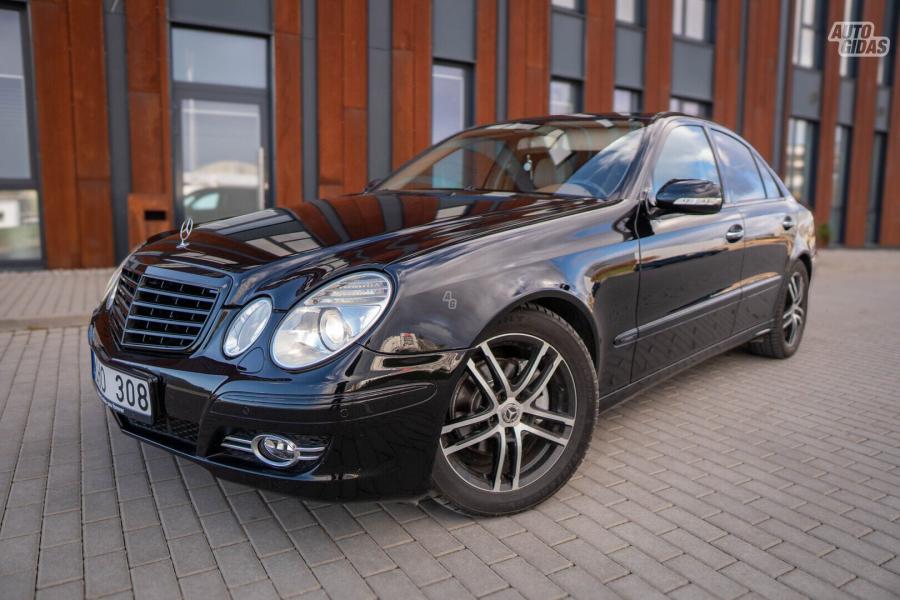 Черный Мерседес E 220 2008 в Каунас, объемом двигателя 2.20 л и пробегом 301 тыс. км за 4450 €, фото 9 на AUTOMOTO.COM.LV
