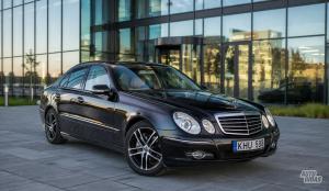 Черный Мерседес E 220 2008 в Каунас, объемом двигателя 2.20 л и пробегом 301 тыс. км за 4450 €, фото  на AUTOMOTO.COM.LV