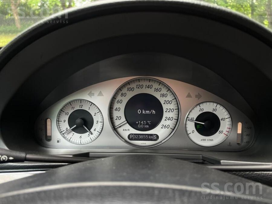 Черный Мерседес E 220 2008 в Рига, объемом двигателя 2.20 л и пробегом 0 тыс. км за 3799 €, фото 14 на AUTOMOTO.COM.LV