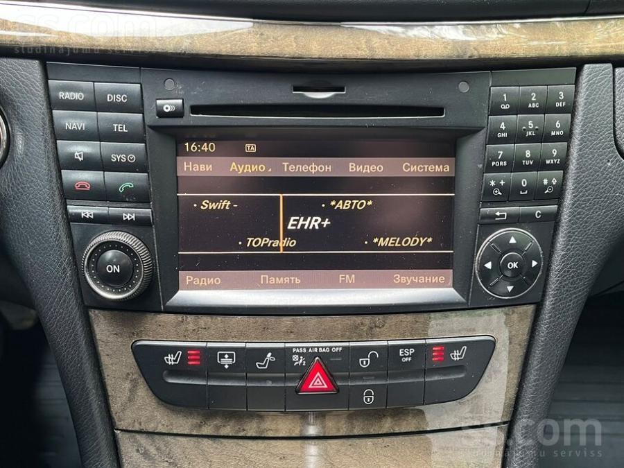Черный Мерседес E 220 2008 в Рига, объемом двигателя 2.20 л и пробегом 0 тыс. км за 3799 €, фото 19 на AUTOMOTO.COM.LV