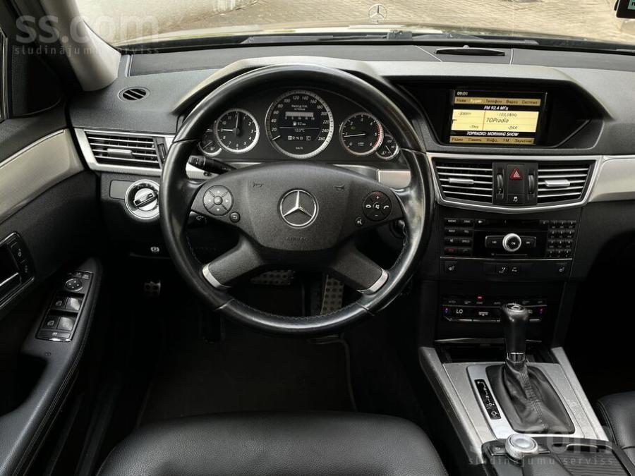 Черный Мерседес E 220 2009 в Даугавпилс, объемом двигателя 2.20 л и пробегом 0 тыс. км за 5990 €, фото 11 на AUTOMOTO.COM.LV