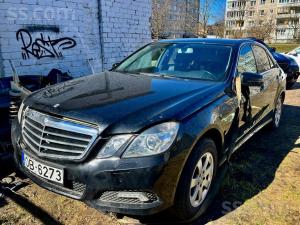 Black Mercedes-Benz E 220 2009 in Riga, with an engine capacity of 2.20 L and mileage of 280 thousand km for 2299 €, photo  on AUTOMOTO.COM.LV