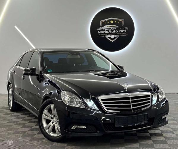 Melns Mercedes-Benz E 220 2009 Marijampole, ar dzinēja tilpumu 2.20 L un nobraukumu 273 tūkst. km par 6999 €, foto 1 vietnē AUTOMOTO.COM.LV