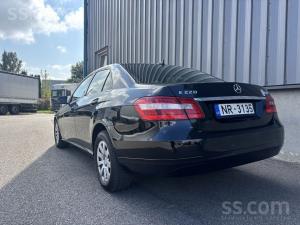 Черный Мерседес E 220 2009 в Рига, объемом двигателя 2.10 л и пробегом 322 тыс. км за 5990 €, фото 7 на AUTOMOTO.COM.LV