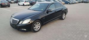 Black Mercedes-Benz E 220 2010 in Taurage, with an engine capacity of 2.10 L and mileage of 320 thousand km for 6099 €, photo  on AUTOMOTO.COM.LV