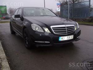 Black Mercedes-Benz E 220 2011 in Riga, with an engine capacity of 2.20 L and mileage of 264 thousand km for 7900 €, photo 2 on AUTOMOTO.COM.LV