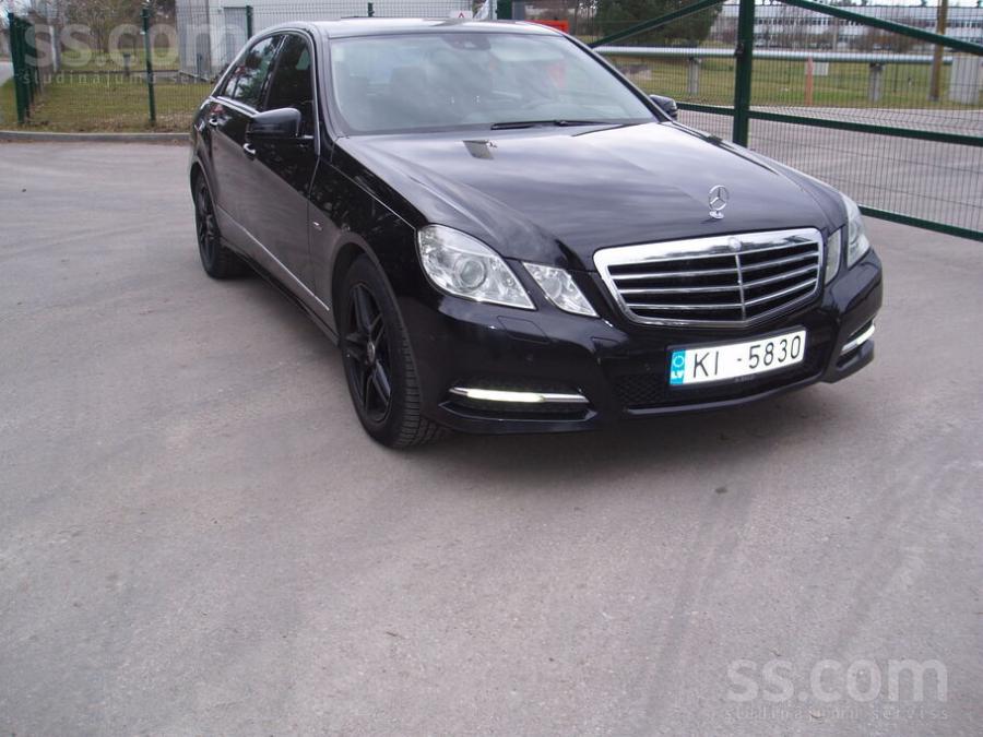 Melns Mercedes-Benz E 220 2011 Rīga, ar dzinēja tilpumu 2.20 L un nobraukumu 265 tūkst. km par 6900 €, foto 3 vietnē AUTOMOTO.COM.LV