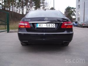 Melns Mercedes-Benz E 220 2011 Rīga, ar dzinēja tilpumu 2.20 L un nobraukumu 265 tūkst. km par 6900 €, foto 6 vietnē AUTOMOTO.COM.LV