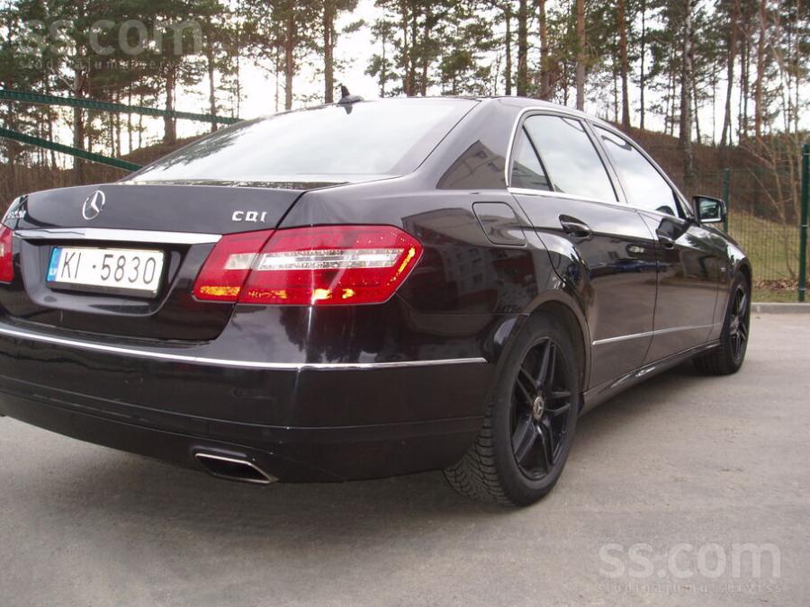Melns Mercedes-Benz E 220 2011 Rīga, ar dzinēja tilpumu 2.20 L un nobraukumu 265 tūkst. km par 6900 €, foto 8 vietnē AUTOMOTO.COM.LV