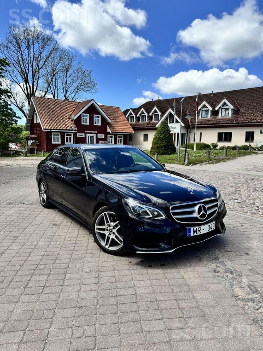 Черный Мерседес E 220 2013 в Талси, объемом двигателя 2.20 л и пробегом 255 тыс. км за 12900 €, фото 1 на AUTOMOTO.COM.LV