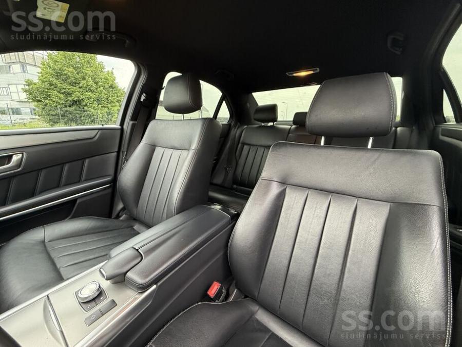 Black Mercedes-Benz E 220 2014 in Riga, with an engine capacity of 2.20 L and mileage of 168 thousand km for 8000 €, photo 18 on AUTOMOTO.COM.LV