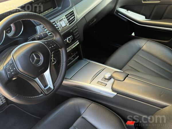 Black Mercedes-Benz E 220 2014 in Riga, with an engine capacity of 2.20 L and mileage of 167 thousand km for 9000 €, photo 6 on AUTOMOTO.COM.LV