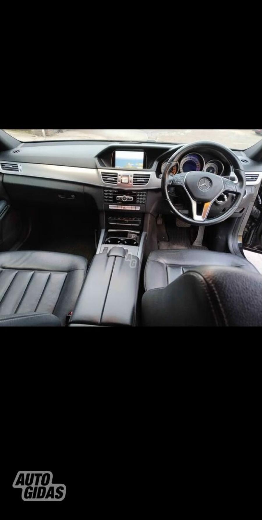 Black Mercedes-Benz E 220 2014 in Siauliai, with an engine capacity of 2.10 L and mileage of 280 thousand km for 4590 €, photo 5 on AUTOMOTO.COM.LV