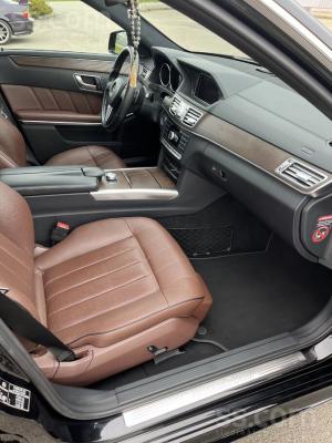 Black Mercedes-Benz E 220 2014 in Riga, with an engine capacity of 2.20 L and mileage of 223 thousand km for 18300 €, photo 14 on AUTOMOTO.COM.LV