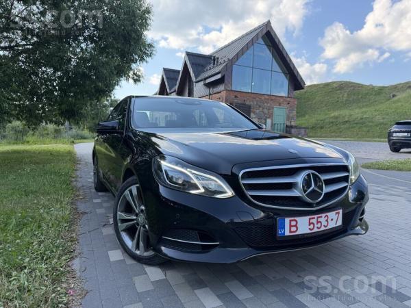 Black Mercedes-Benz E 220 2014 in Rezekne, with an engine capacity of 2.20 L and mileage of 283 thousand km for 10490 €, photo 2 on AUTOMOTO.COM.LV