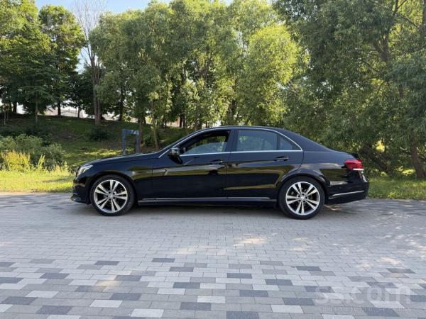 Black Mercedes-Benz E 220 2014 in Rezekne, with an engine capacity of 2.20 L and mileage of 283 thousand km for 10490 €, photo 4 on AUTOMOTO.COM.LV