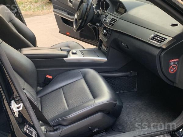 Black Mercedes-Benz E 220 2014 in Riga, with an engine capacity of 2.20 L and mileage of 247 thousand km for 16600 €, photo 8 on AUTOMOTO.COM.LV