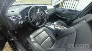 Black Mercedes-Benz E 220 2015 in Riga, with an engine capacity of 2.20 L and mileage of 220 thousand km for 13500 €, photo 7 on AUTOMOTO.COM.LV
