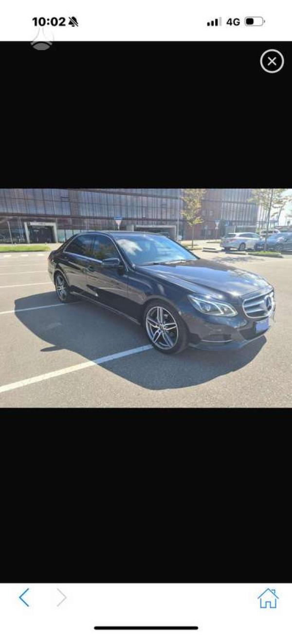 Черный Мерседес E 220 2015 в Клайпеда, объемом двигателя 2.14 л и пробегом 160 тыс. км за 18200 €, фото 2 на AUTOMOTO.COM.LV
