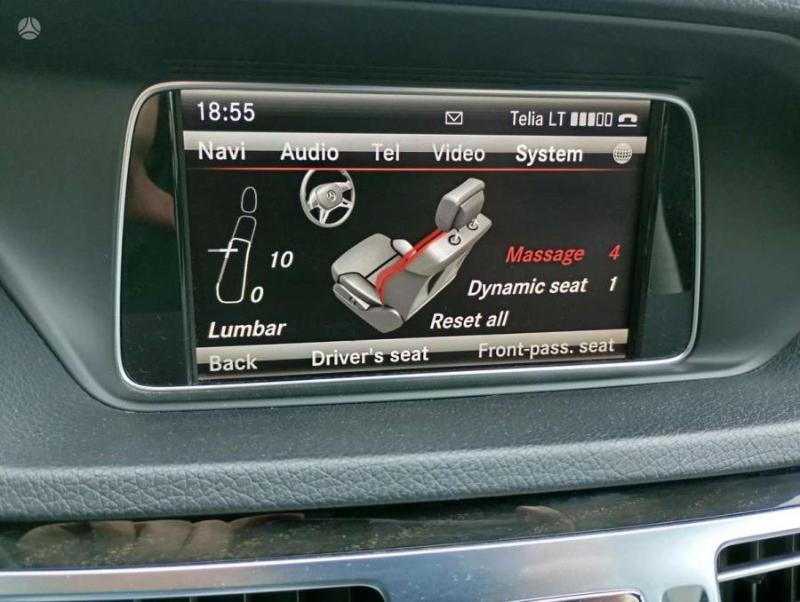 Black Mercedes-Benz E 220 2015 in Kaunas, with an engine capacity of 2.14 L and mileage of 272 thousand km for 10900 €, photo 38 on AUTOMOTO.COM.LV