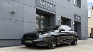 Black Mercedes-Benz E 220 2016 in Riga, with an engine capacity of 2.00 L and mileage of 155 thousand km for 18900 €, photo  on AUTOMOTO.COM.LV