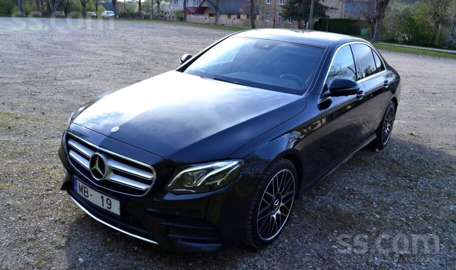Black Mercedes-Benz E 220 2016 in Tukums, with an engine capacity of 2.00 L and mileage of 278 thousand km for 19800 €, photo 10 on AUTOMOTO.COM.LV