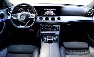 Black Mercedes-Benz E 220 2016 in Tukums, with an engine capacity of 2.00 L and mileage of 278 thousand km for 19800 €, photo 12 on AUTOMOTO.COM.LV