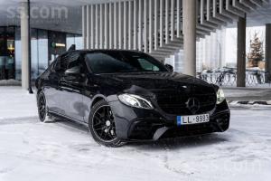 Black Mercedes-Benz E 220 2016 in Riga, with an engine capacity of 2.00 L and mileage of 349 thousand km for 19999 €, photo  on AUTOMOTO.COM.LV