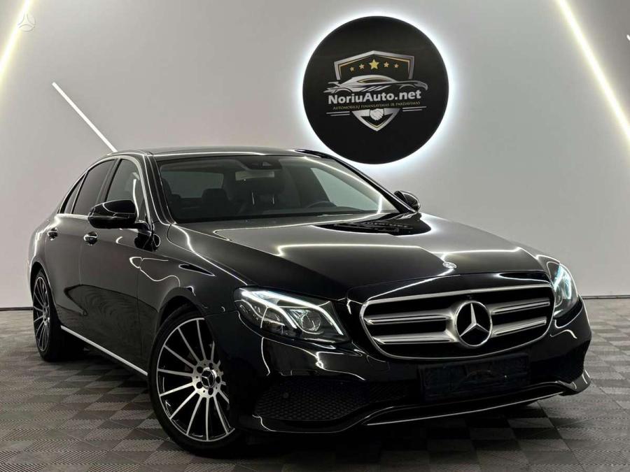 Melns Mercedes-Benz E 220 2016 Marijampole, ar dzinēja tilpumu 2.20 L un nobraukumu 326 tūkst. km par 15999 €, foto 1 vietnē AUTOMOTO.COM.LV