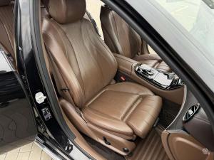 Black Mercedes-Benz E 220 2016 in Jonava, with an engine capacity of 1.95 L and mileage of 270 thousand km for 17700 €, photo 20 on AUTOMOTO.COM.LV