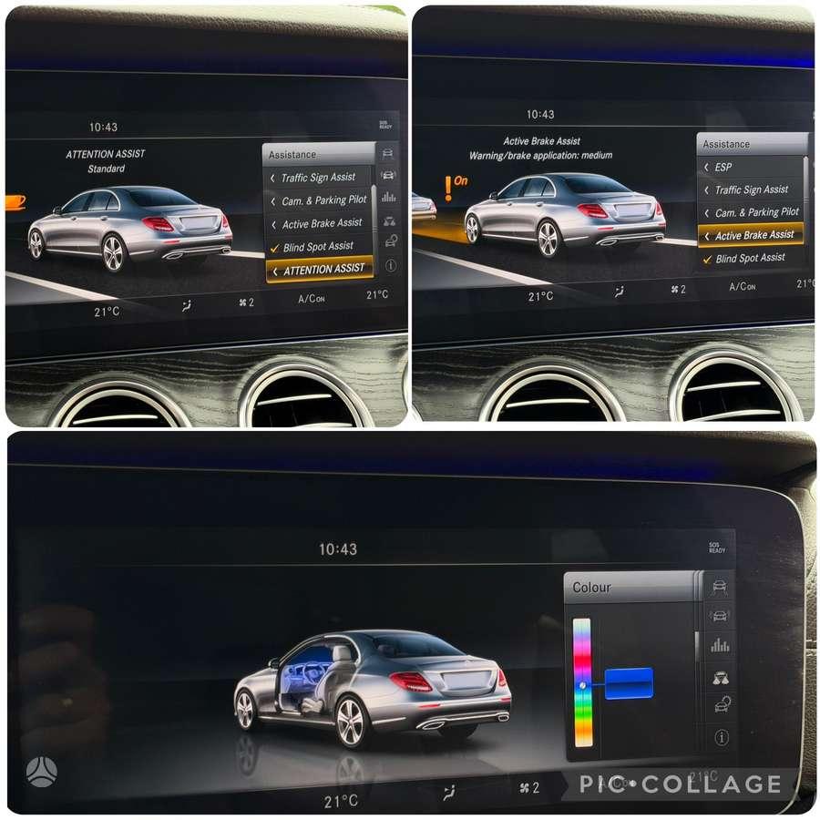Black Mercedes-Benz E 220 2016 in Jonava, with an engine capacity of 1.95 L and mileage of 270 thousand km for 17700 €, photo 27 on AUTOMOTO.COM.LV