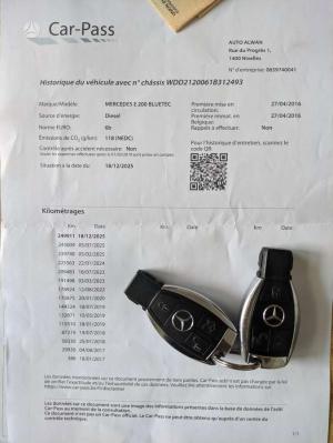 Черный Мерседес E 220 2016 в Кретинга, объемом двигателя 2.14 л и пробегом 250 тыс. км за 10850 €, фото 23 на AUTOMOTO.COM.LV