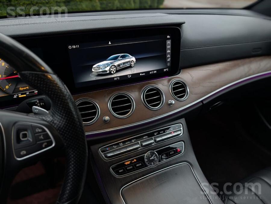 Melns Mercedes-Benz E 220 2017 Jūrmala, ar dzinēja tilpumu 2.00 L un nobraukumu 309 tūkst. km par 17500 €, foto 28 vietnē AUTOMOTO.COM.LV