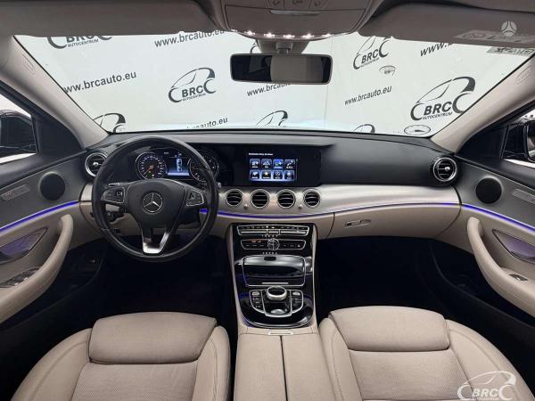 Black Mercedes-Benz E 220 2017 in Vilnius, with an engine capacity of 1.95 L and mileage of 177 thousand km for 21999 €, photo 4 on AUTOMOTO.COM.LV