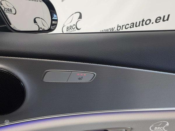 Black Mercedes-Benz E 220 2017 in Vilnius, with an engine capacity of 1.95 L and mileage of 177 thousand km for 21999 €, photo 10 on AUTOMOTO.COM.LV