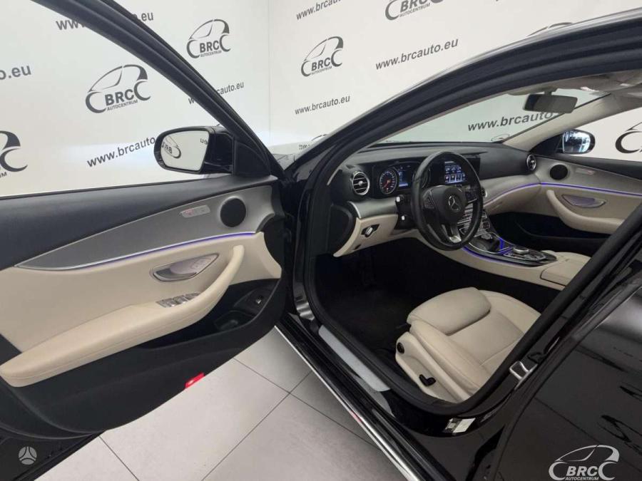 Черный Мерседес E 220 2017 в Вильнюс, объемом двигателя 1.95 л и пробегом 177 тыс. км за 21999 €, фото 21 на AUTOMOTO.COM.LV