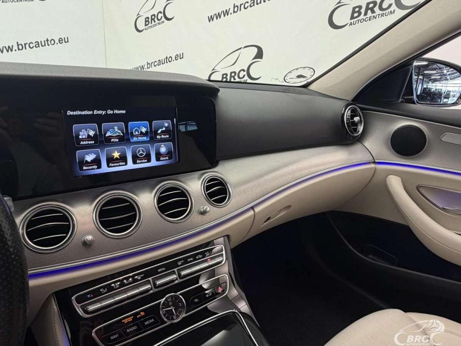 Черный Мерседес E 220 2017 в Вильнюс, объемом двигателя 1.95 л и пробегом 177 тыс. км за 21999 €, фото 28 на AUTOMOTO.COM.LV